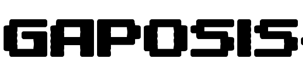 Gaposis-solid-brk free fonts | Gaposis-solid-brk fonts | downlaod Gaposis-solid-brk Free Font